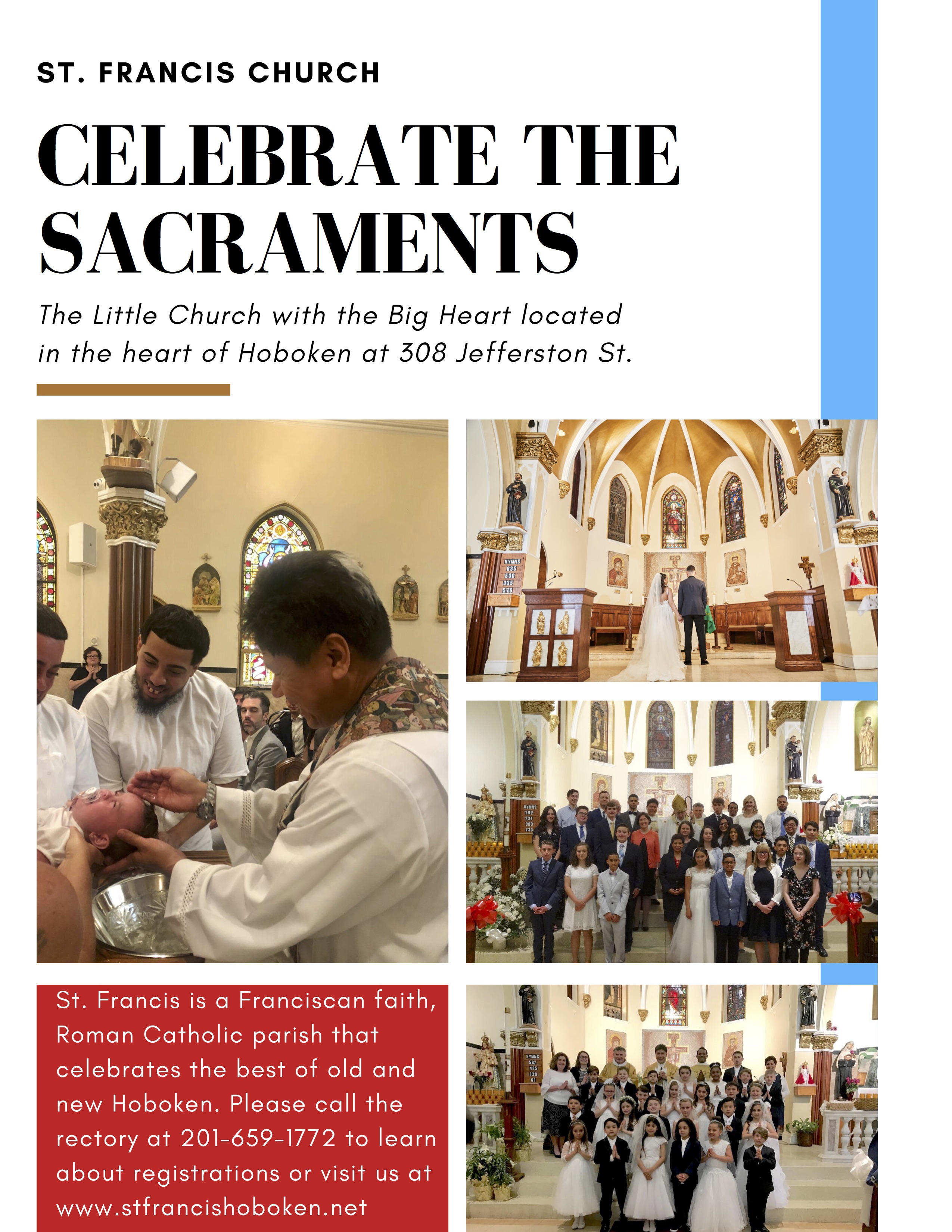 Sacraments poster – St. Francis Church